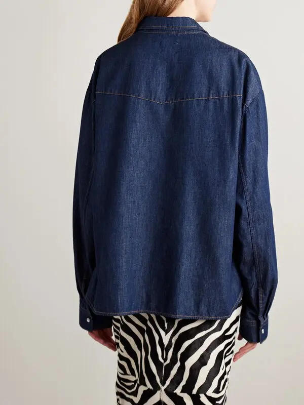 Khaite Grenon Denim Shirt - Blue