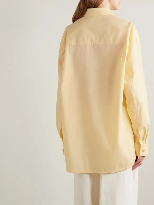 Khaite Goya Cotton-poplin Shirt