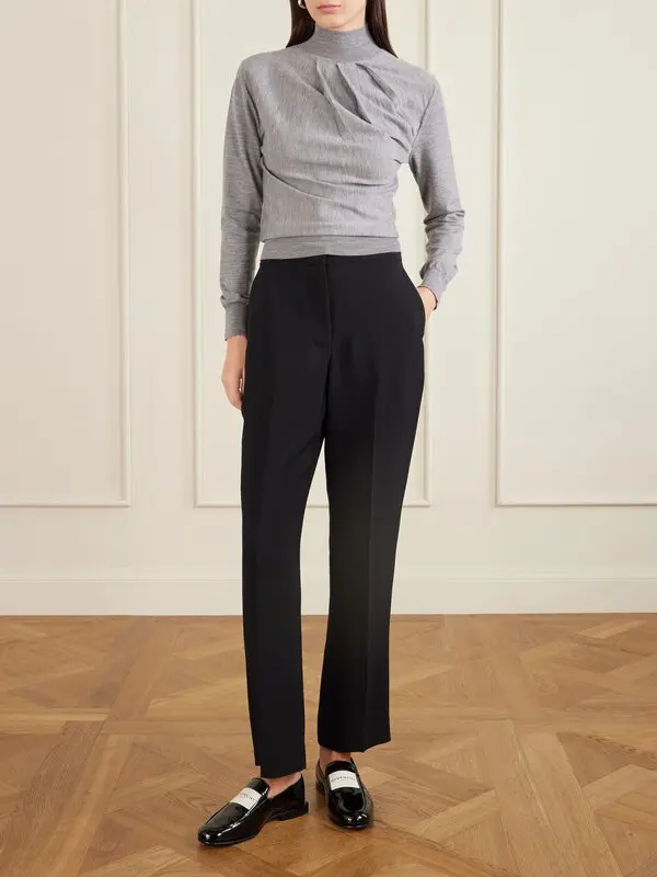 Givenchy Crepe Straight-leg Tailored Pants