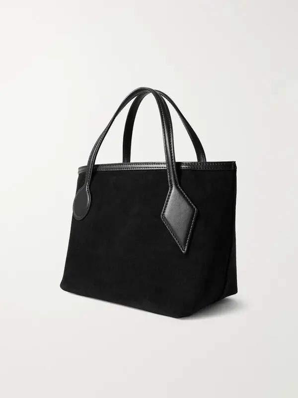 LIFFNER Sprout Micro Embellished Suede Tote - Black
