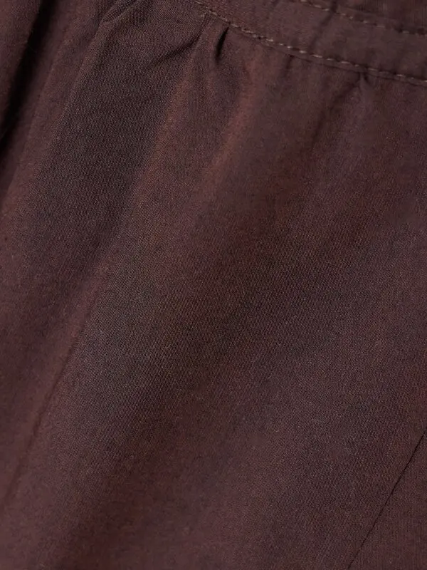 DEIJI STUDIOS Organic Cotton-poplin Halterneck Top