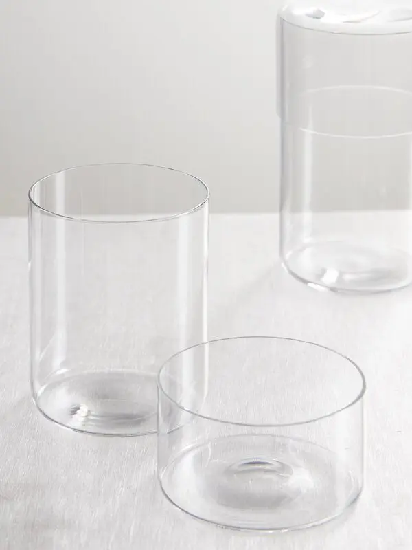 LOBMEYR Strnad Set Of Two Crystal Glass Boxes