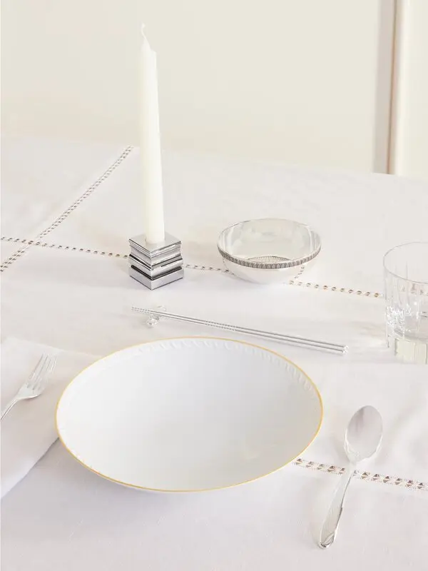Christofle Mood Asia 24-piece -plated Flatware Set With Case