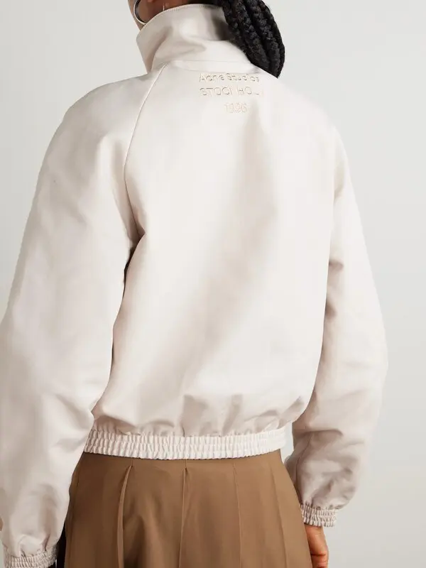 Acne Studios Cotton-sateen Bomber Jacket