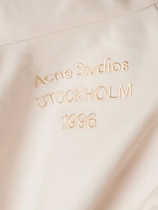 Acne Studios Cotton-sateen Bomber Jacket
