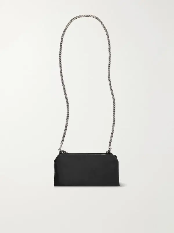 Stella McCartney Falabella Sequin-embellished Satin Shoulder Bag