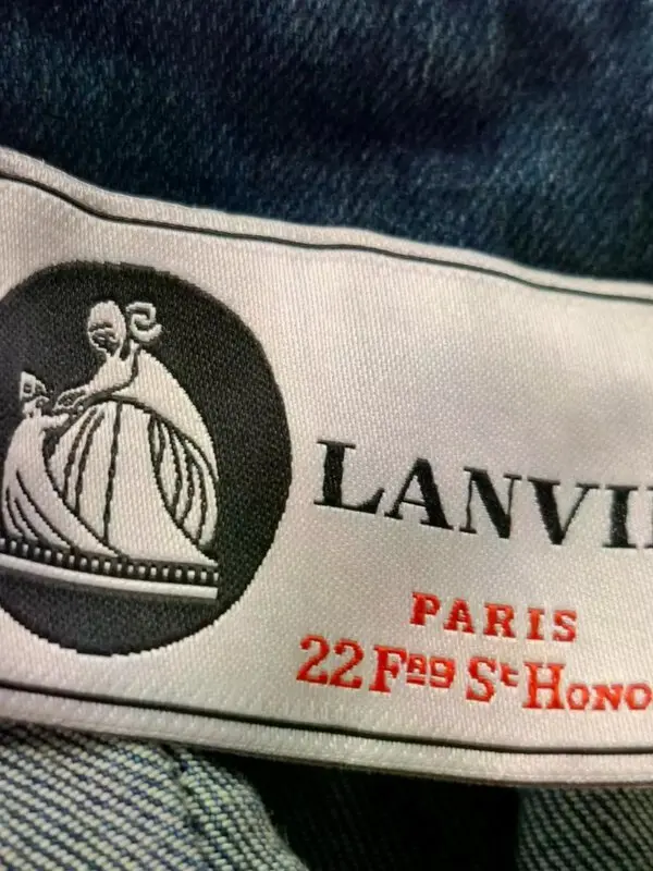 LANVIN One-shoulder Ruffle Mini Dress