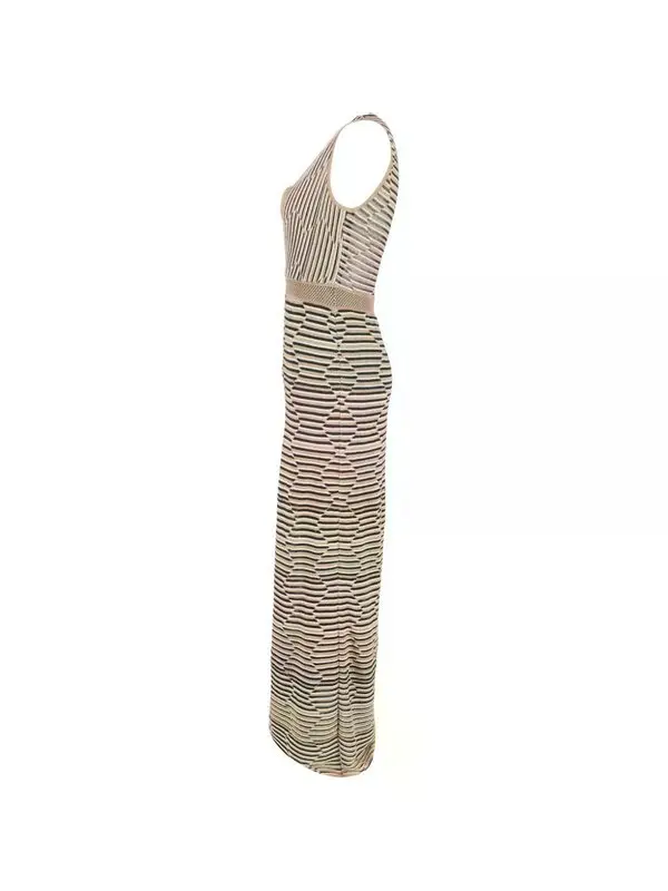 Missoni Beige Patterned Maxi Dress - Neutrals