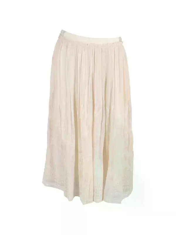 Vanessa Bruno Embroidered Midi Skirt