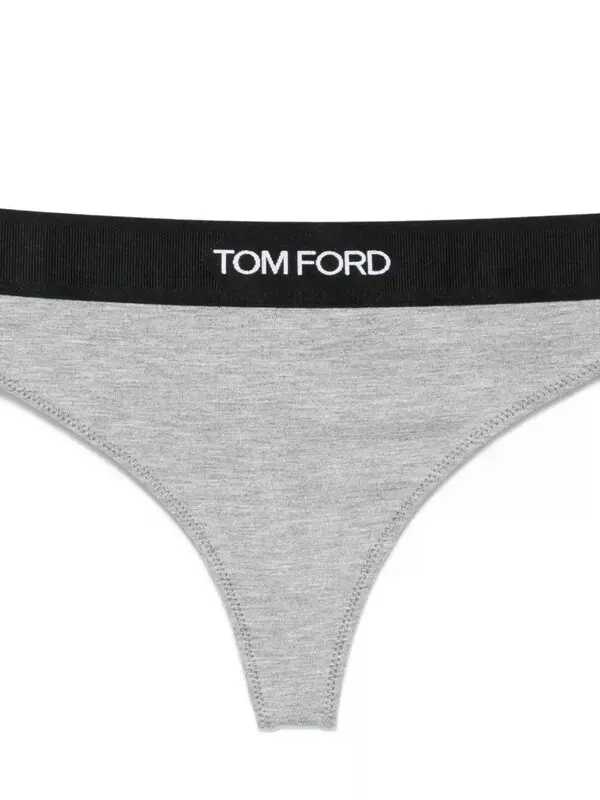 TOM FORD Logo-waistband Thong
