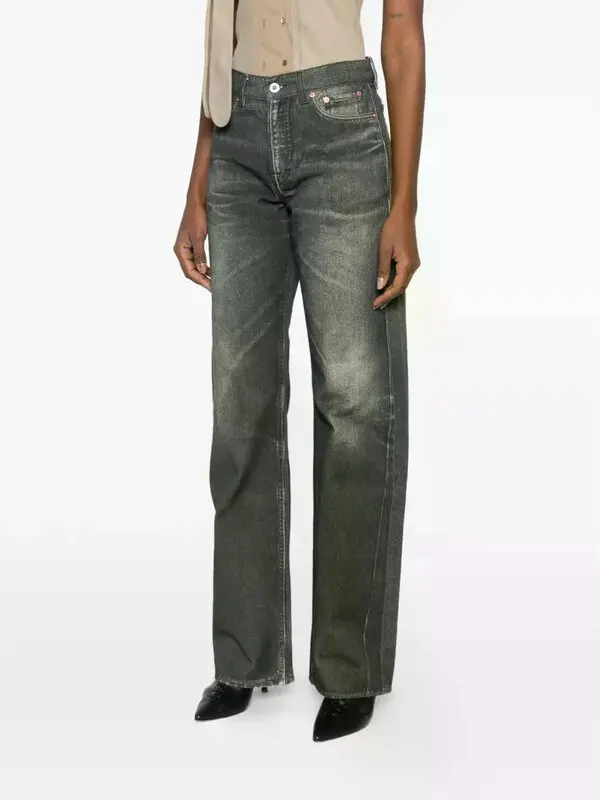 Our Legacy Wata Boot Cut Straight Leg Jeans - Grey