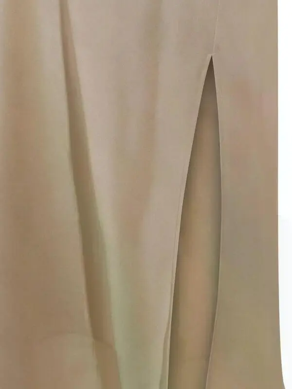 Brunello Cucinelli Slit Midi Skirt