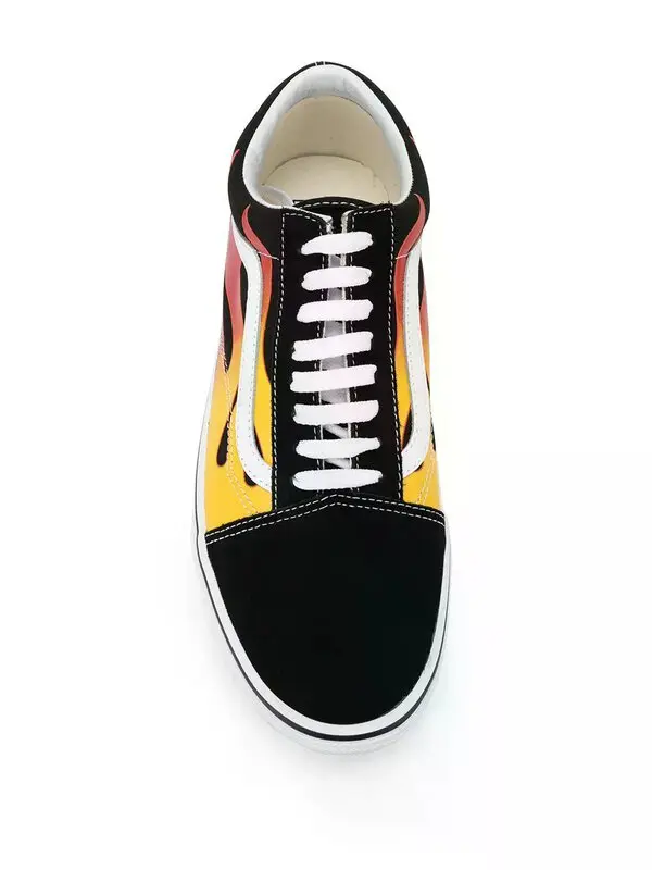 VANS Flame Old Skool Sneakers - Black