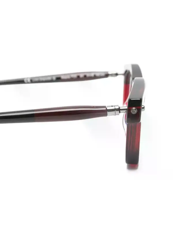 KUBORAUM Maske P25 Square-frame Eyeglasses - Red