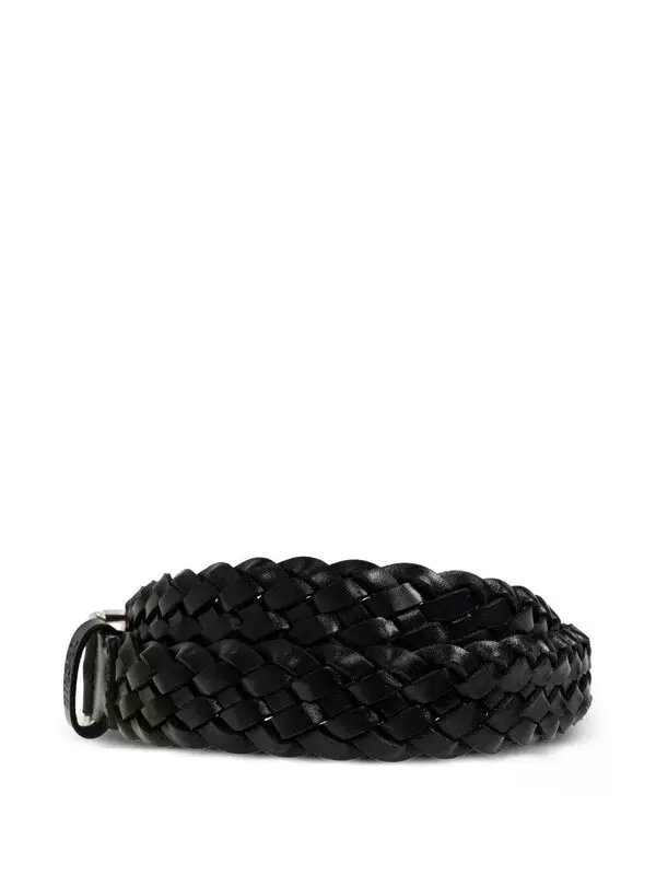 DIESEL® B-flag Braided Belt - Black