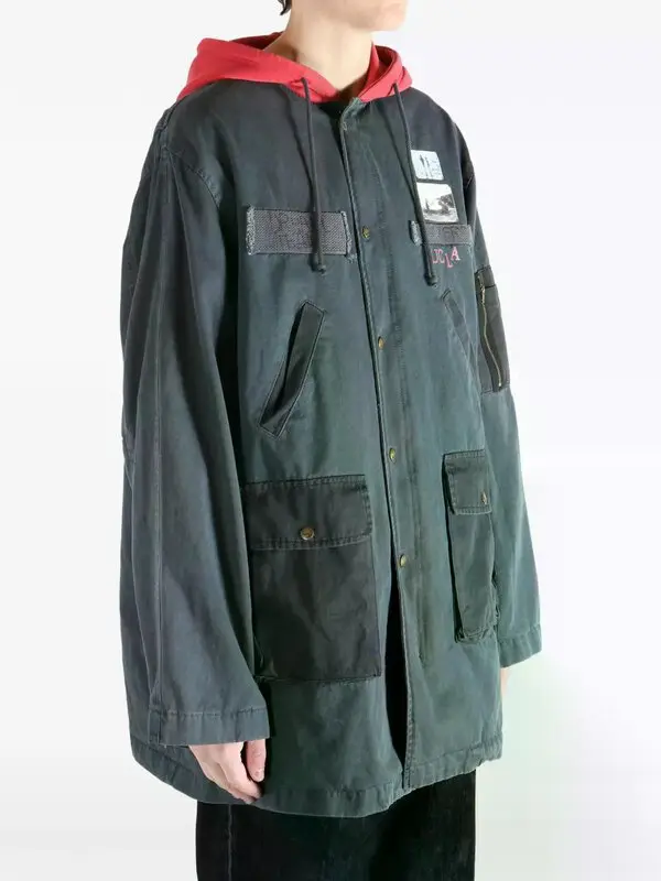 PALY Hooded Patch-detail Jacket