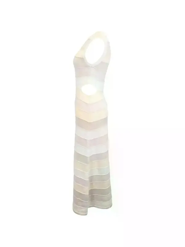 Christopher Esber Striped Cut-out Dress