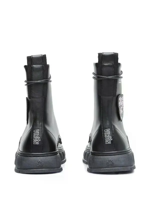 VIRON Patch Lace-up Combat Boots