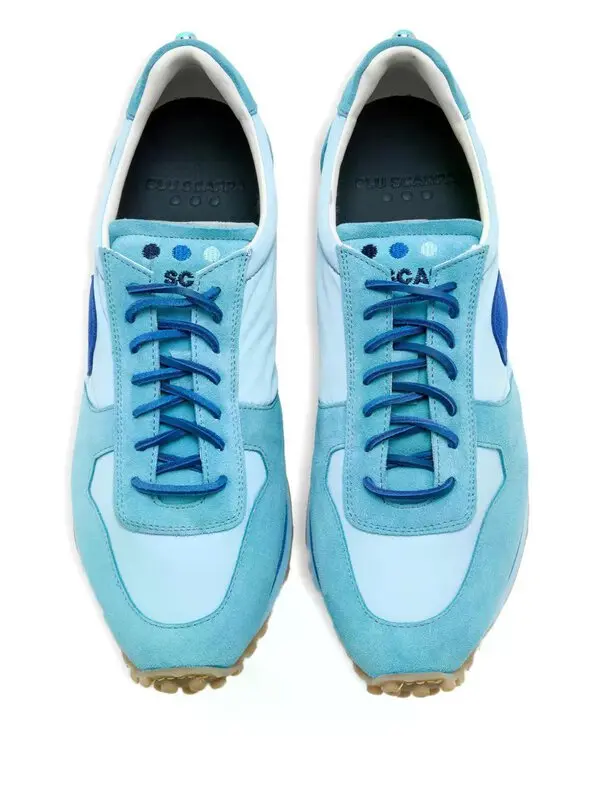 BLU SCARPA Round Patch Sneakers