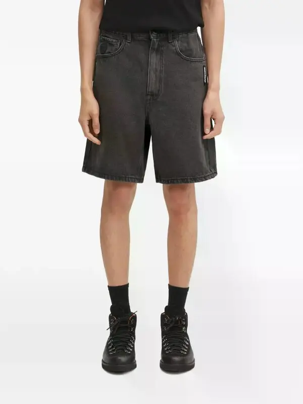 AAPE BY *A BATHING APE Logo-detail Denim Shorts