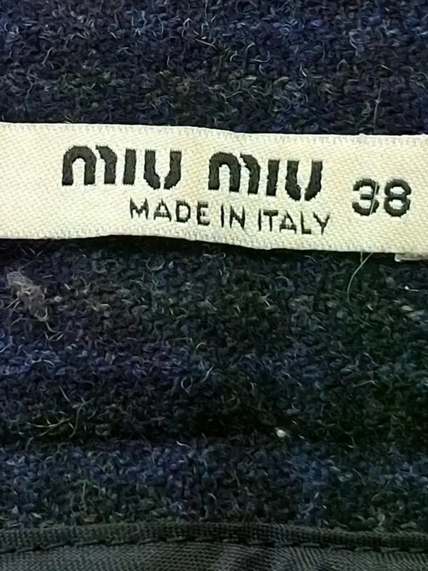 Miu Miu Cropped Wool Trousers