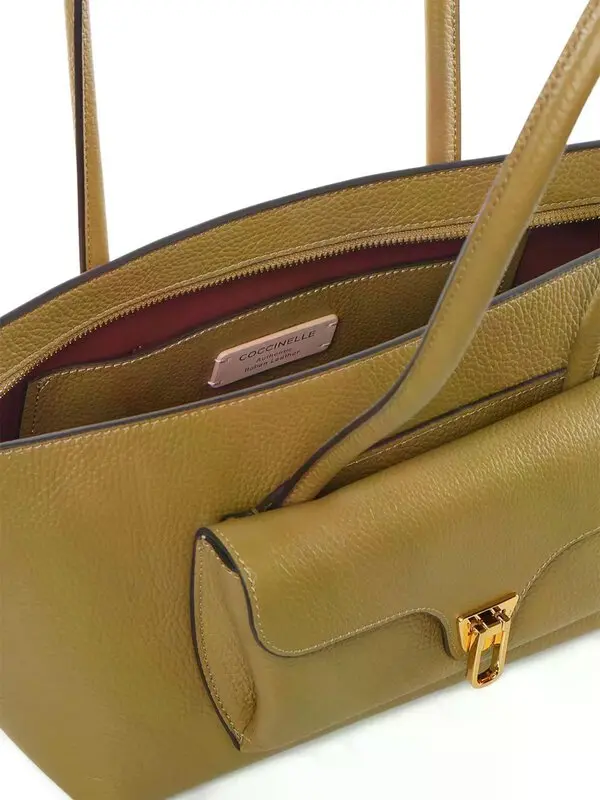 COCCINELLE Turnlock Pocket Tote Bag