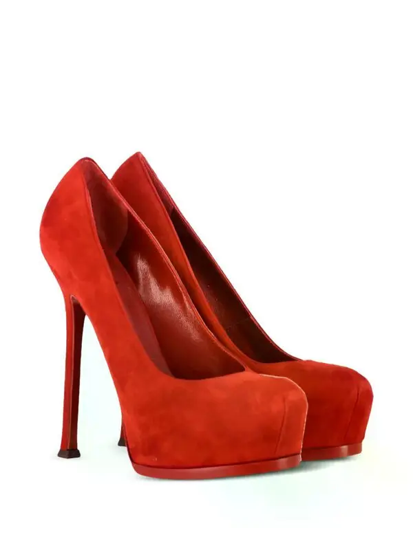 Saint Laurent Tribtoo Pumps - Red