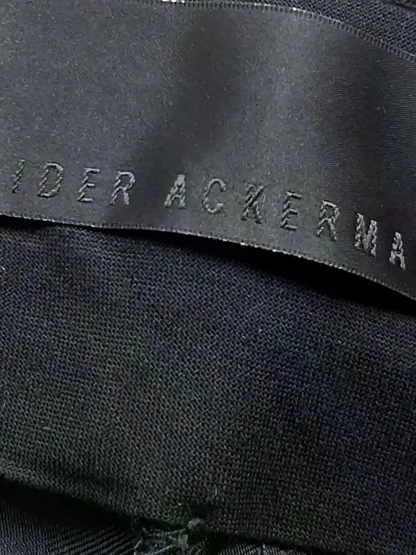 HAIDER ACKERMANN Velour-effect Cropped Trousers