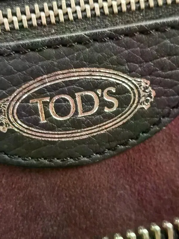 TOD'S Wave Stud Tote Bag - Black
