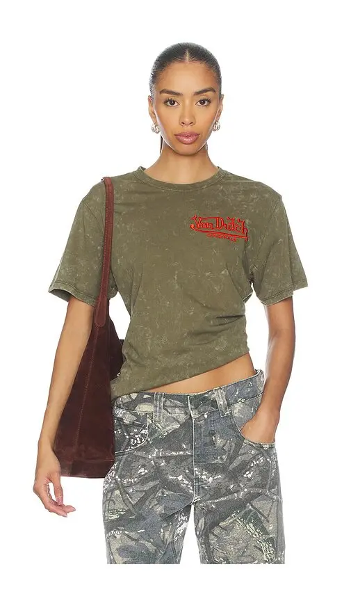 VON DUTCH Dragon Graphic T-shirt