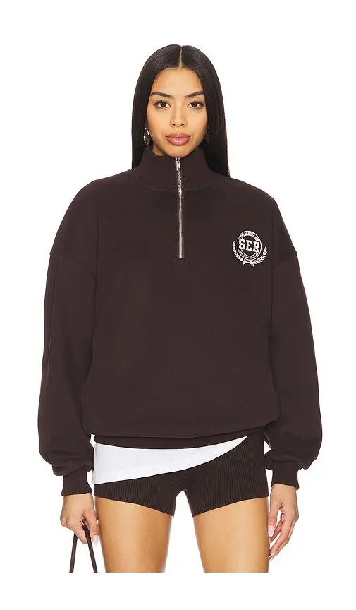 SEROYA Asbury Sweatshirt - Chocolate