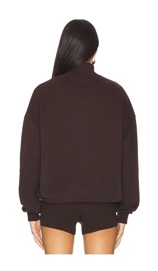 SEROYA Asbury Quarter-zip Sweatshirt With Embroidered Logo