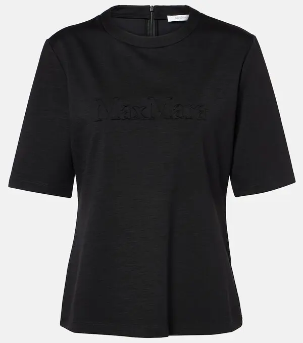 Max Mara Embroidered Wool T-shirt