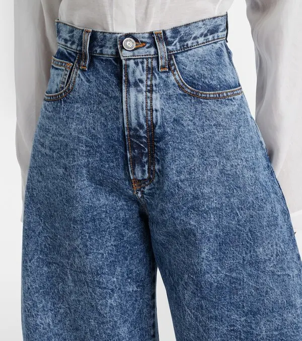 Alaïa High-rise Barrel-leg Jeans