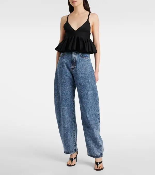 Alaïa Godet Bra Top