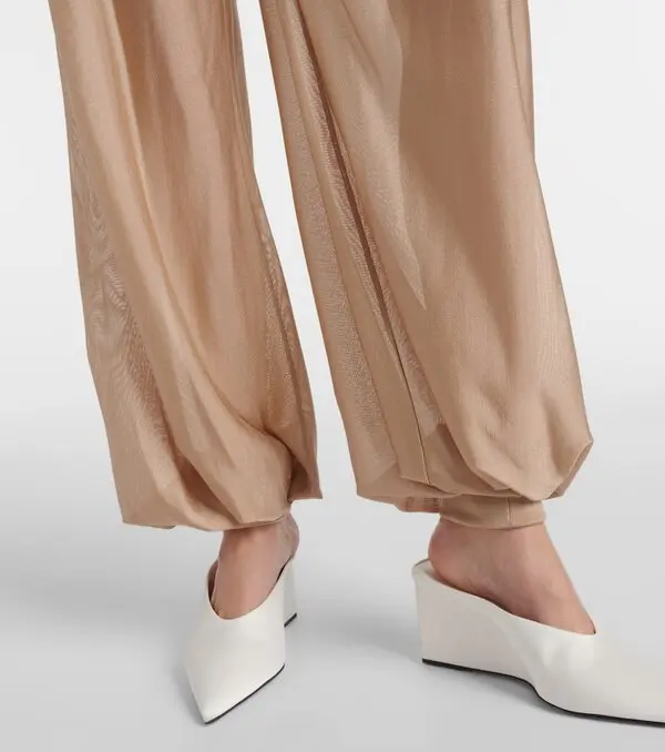 Alaïa Knitted Wide-leg Trousers