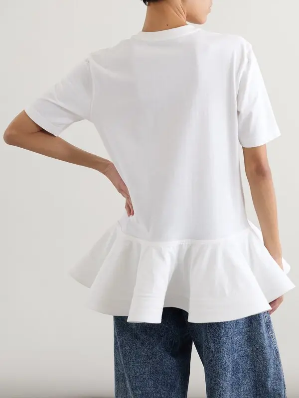 Alaïa Oversized Peplum T-shirt