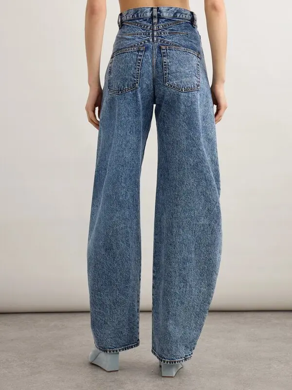 Alaïa High-rise Barrel-leg Jeans
