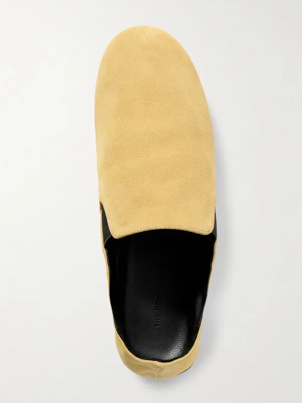 THE ROW Vincit Suede Slip-on Loafers