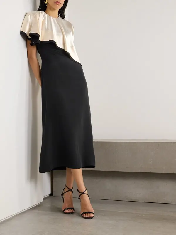 Altuzarra Topolino Silk-satin Midi Dress