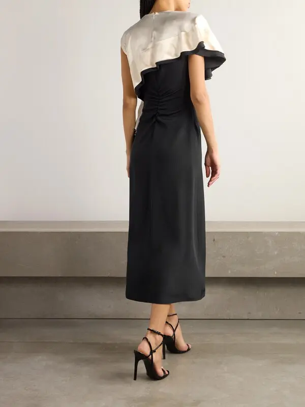 Altuzarra Topolino Silk-satin Midi Dress