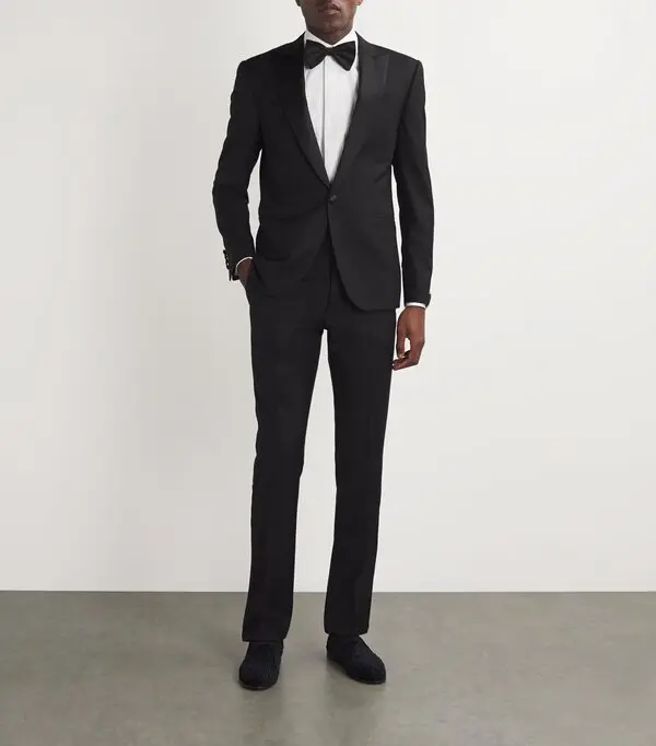 Brioni Pre-tied Silk Bow Tie - Black