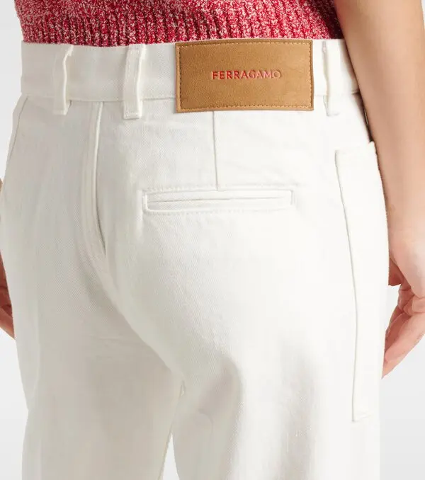FERRAGAMO Mid-rise Straight Leg Jeans