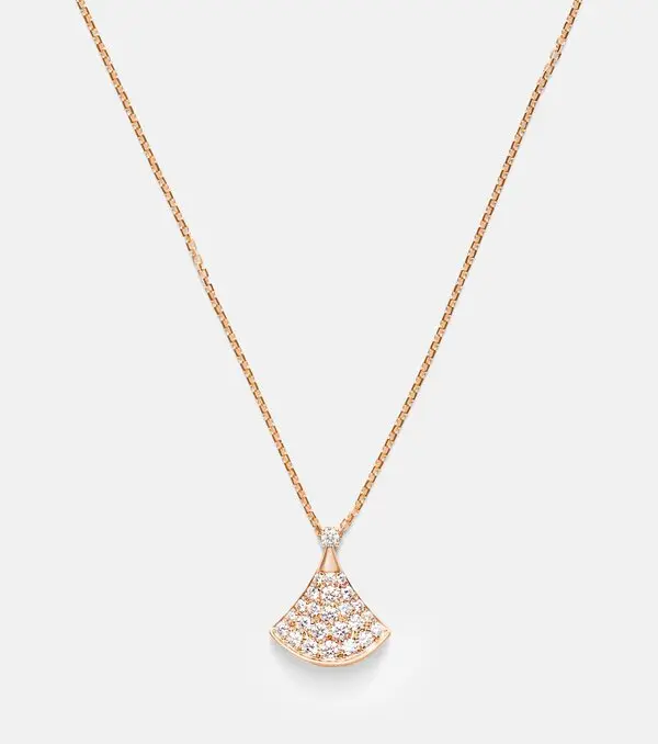 BVLGARI Diva's Dream 18kt Rose And Diamond Necklace