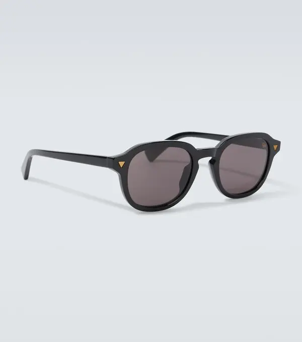 Bottega Veneta Round Frame Sunglasses - Black