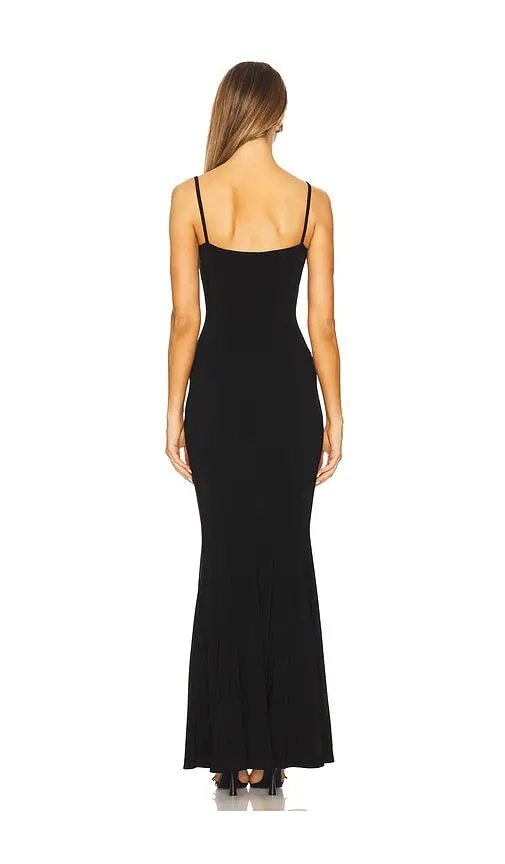 Norma Kamali Underwire Fishtail Gown - Black