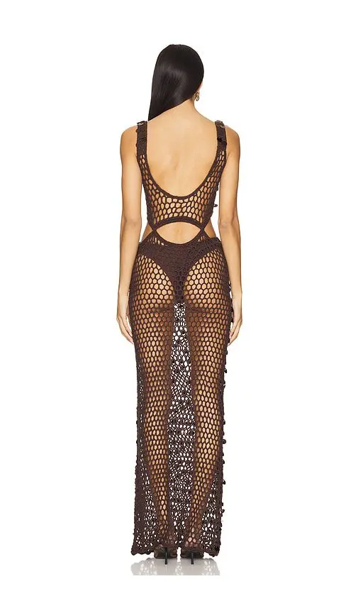 Superdown Elena Maxi Dress - Brown