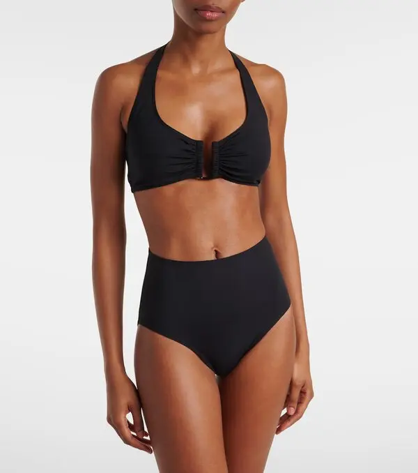 ERES Dedicace Halterneck Bikini Top - Black