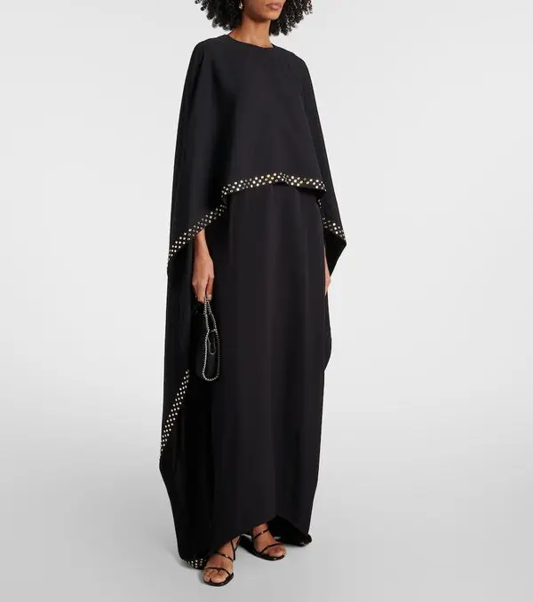Stella McCartney Embellished Cape Maxi Dress
