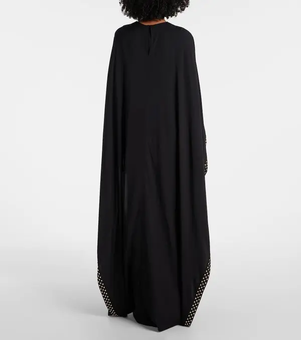 Stella McCartney Embellished Cape Maxi Dress